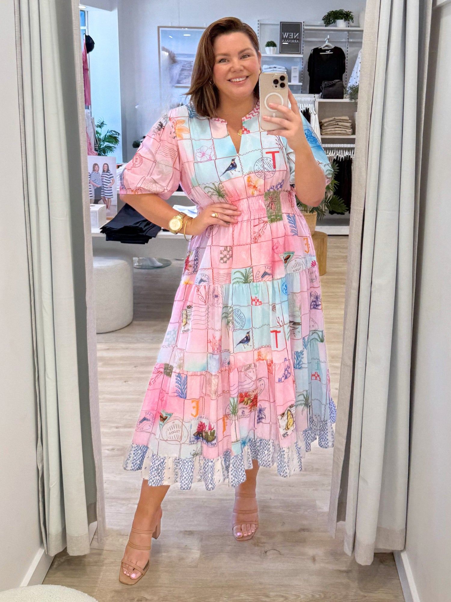 Capri Print Maxi Dress - Pastel Multi – RC & Co