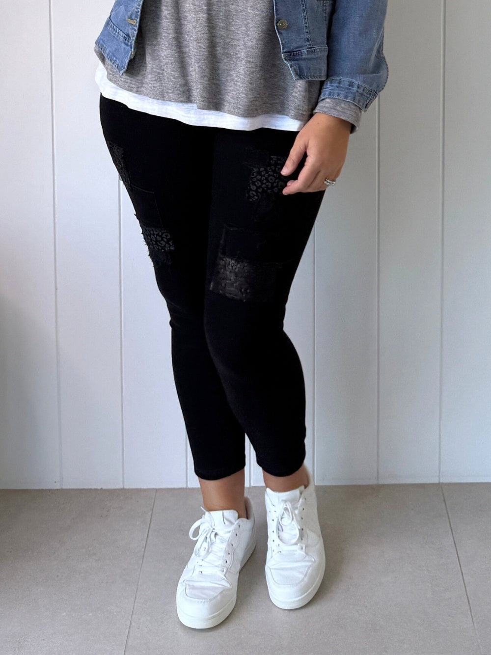 All That Jazz Applique Jean - Black – RC & Co