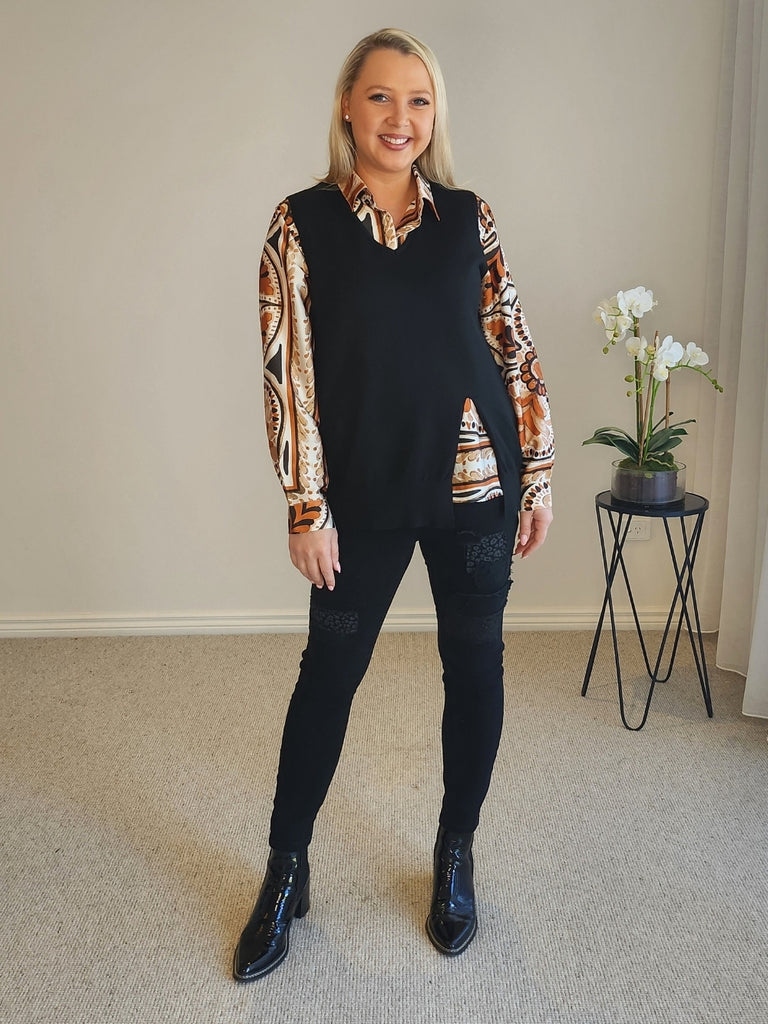 All That Jazz Applique Jean - Black – RC & Co