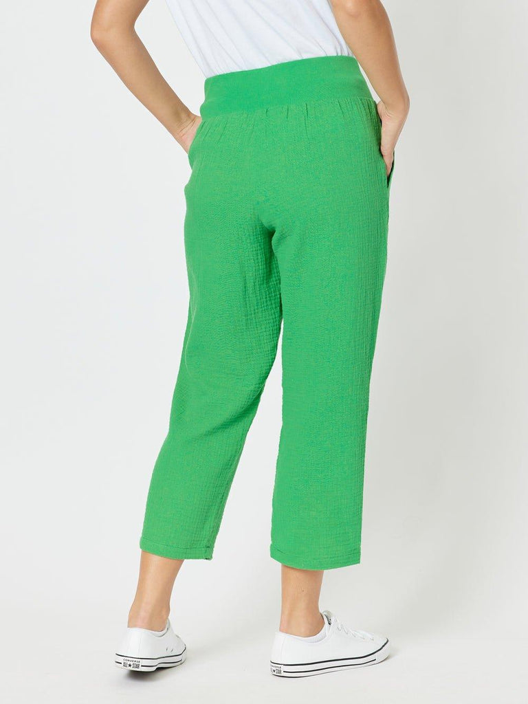 Byron Cotton 7/8 Pant - Emerald – RC & Co