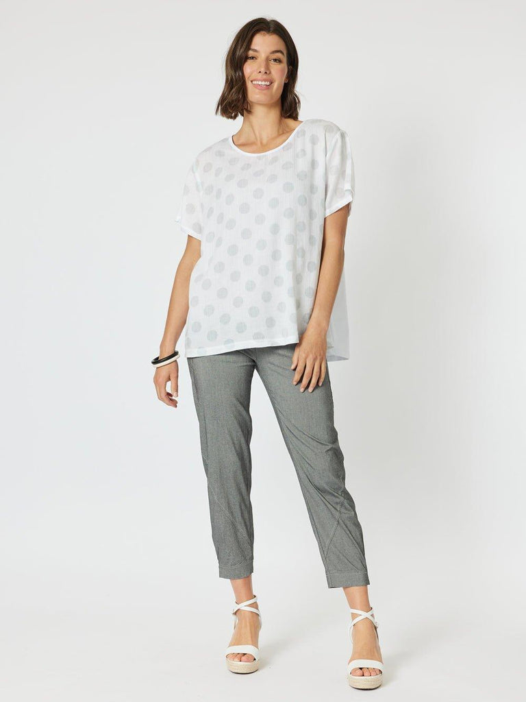 Parachute Stitch Detail Pant - Grey Marle – RC & Co