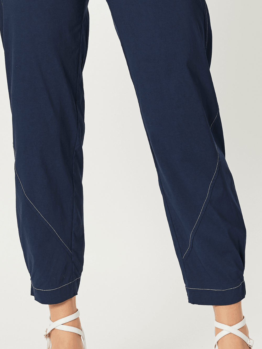 Parachute Stitch Detail Pant - Navy – RC & Co