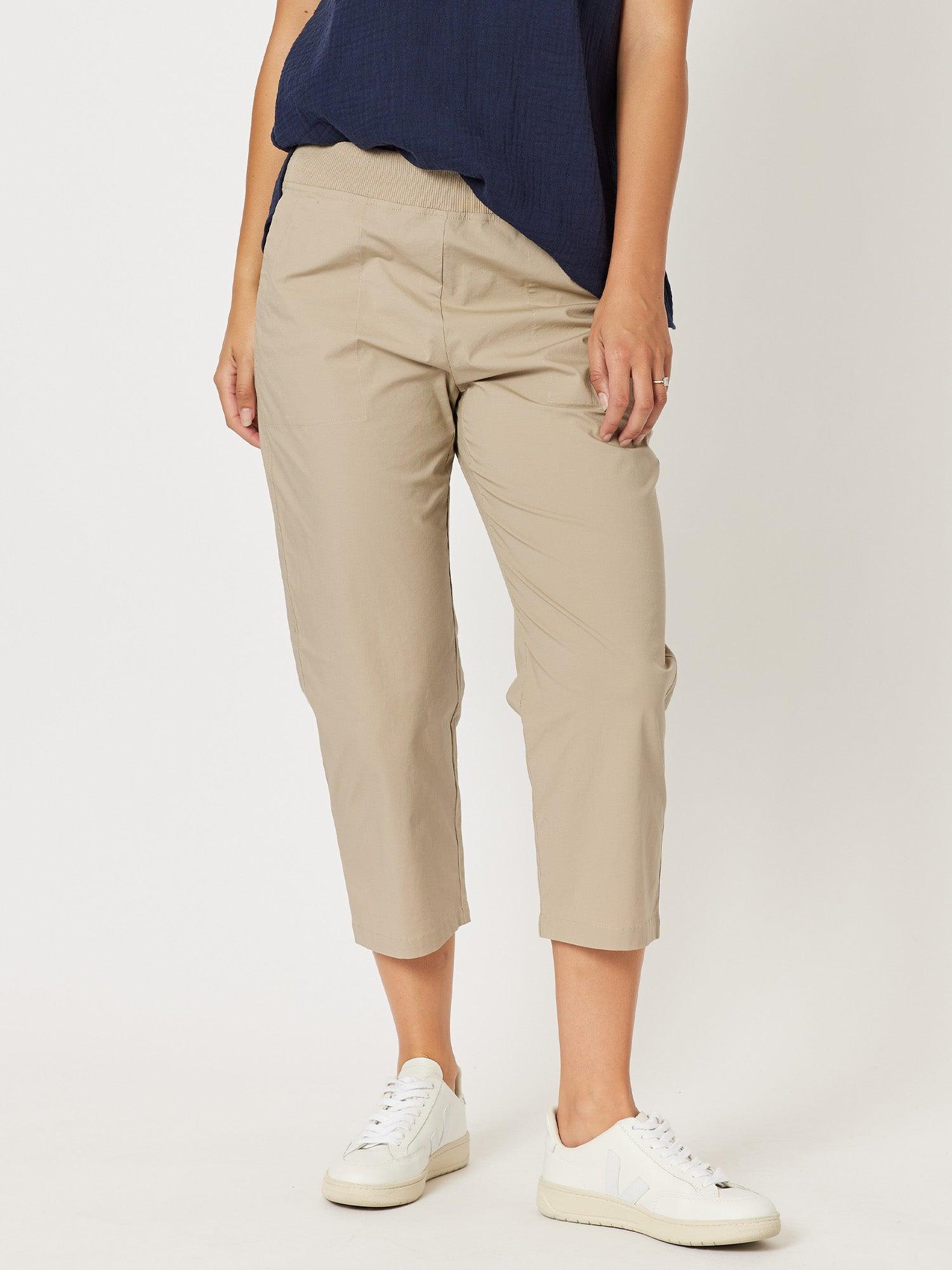 Santorini Cotton Capri Pant - Natural – RC & Co