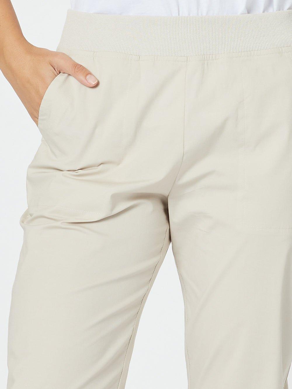 Santorini Cotton Capri Pant - Stone – RC & Co
